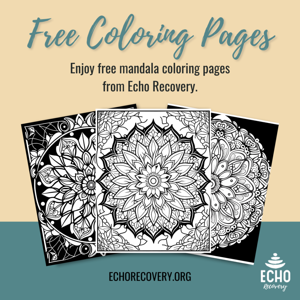 Free Coloring Pages for Mental Health and Addiction Recovery